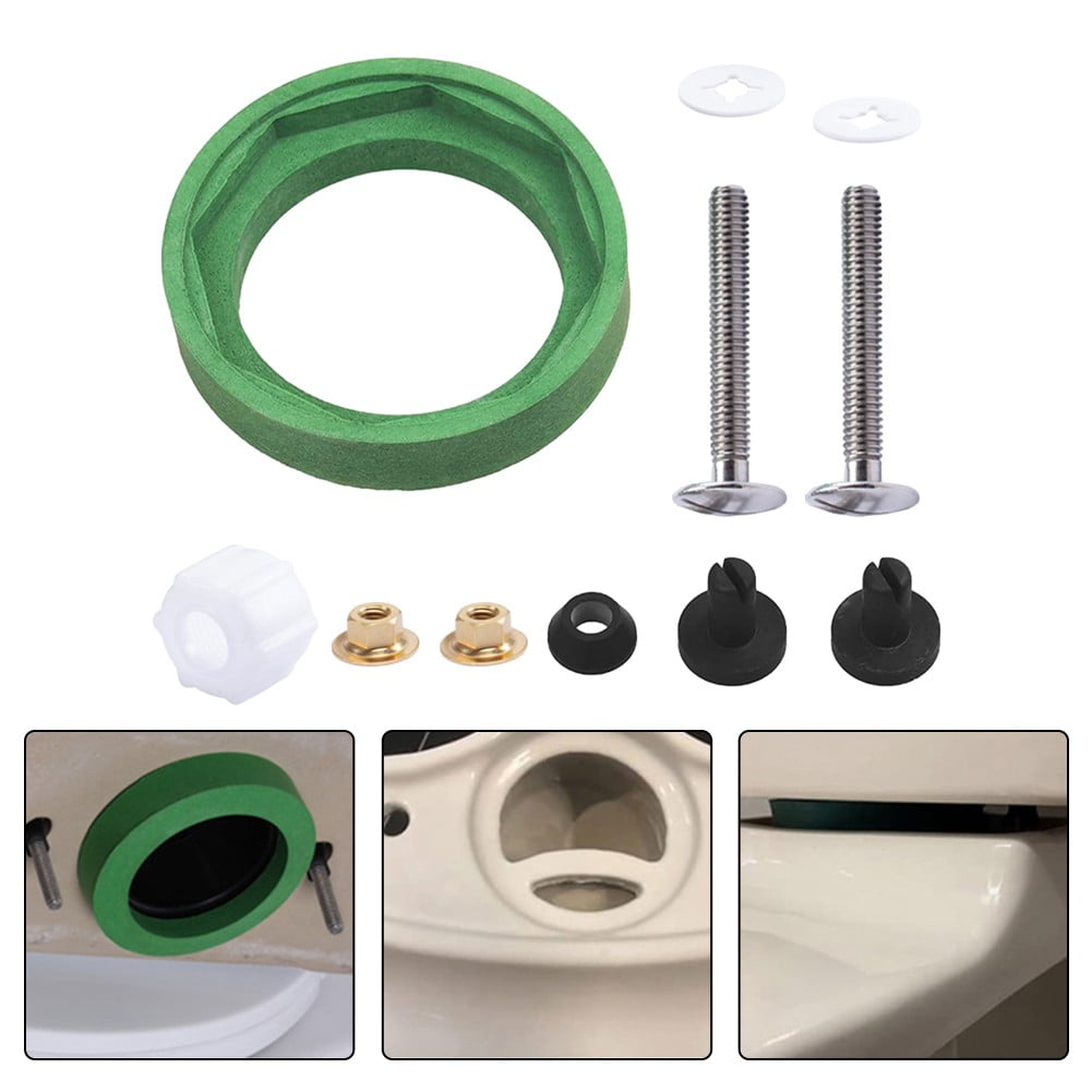 Toilet Tank To Bowl Coupling Kit Gasket Bolt For 3Inch Flush Valve ...