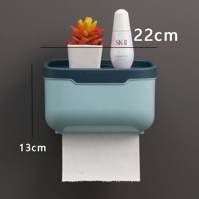 Toilet Tissue Box Waterproof and Non Perforated Toilet Tissue Rack ...
