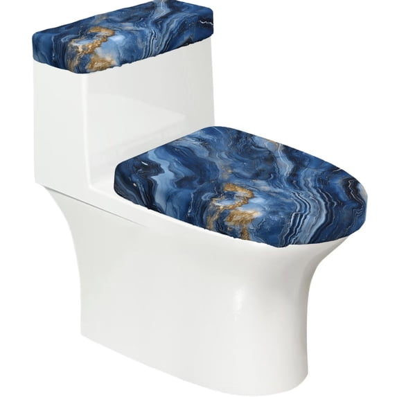 Toilet Trim Two-Piece Set With Reusable Elastic Edges For Easy Cleaning ...