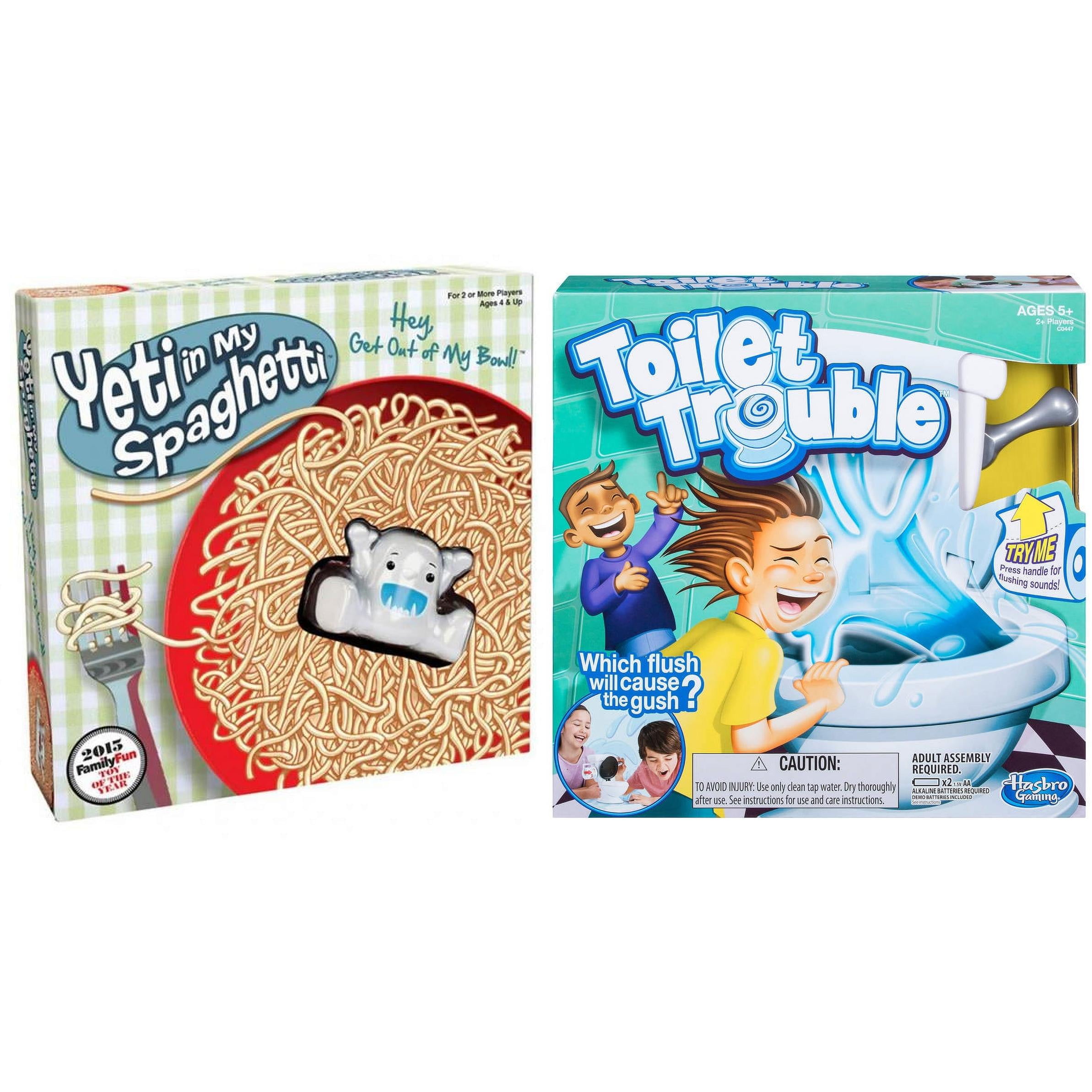 PlayMonster Toilet Trouble & Yeti in My Spaghetti Games - Fun Family ...