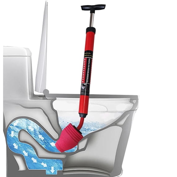 Toilet Unclogger Tool, High-Pressure Toilets Plunger Clog Remover, High ...