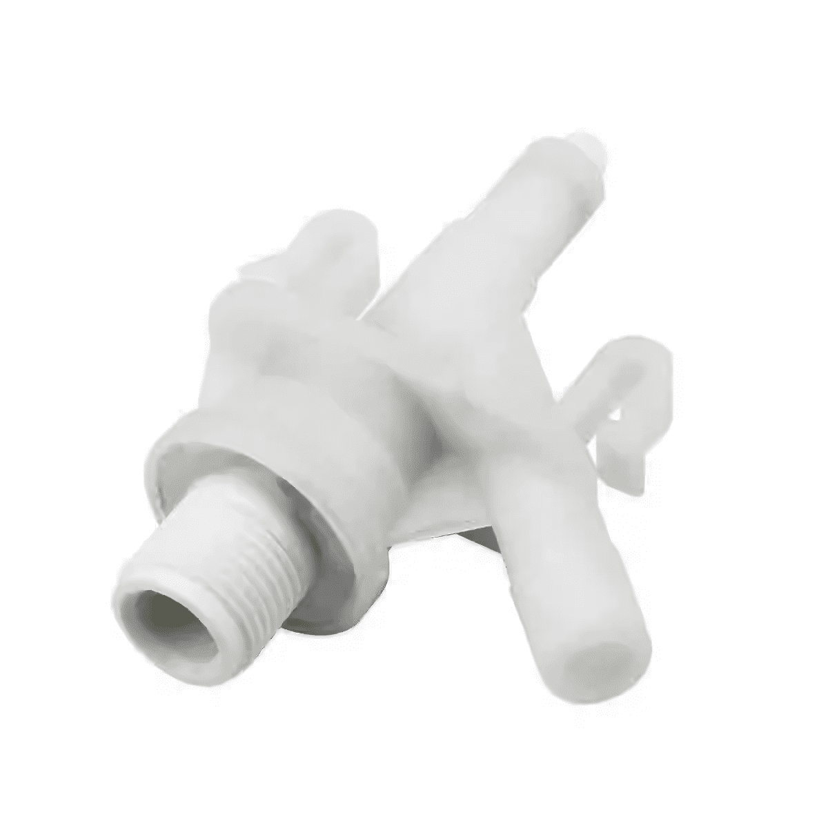 Toilet Water Valve White Series Foot Flush Toilet Plastic Water Valve ...