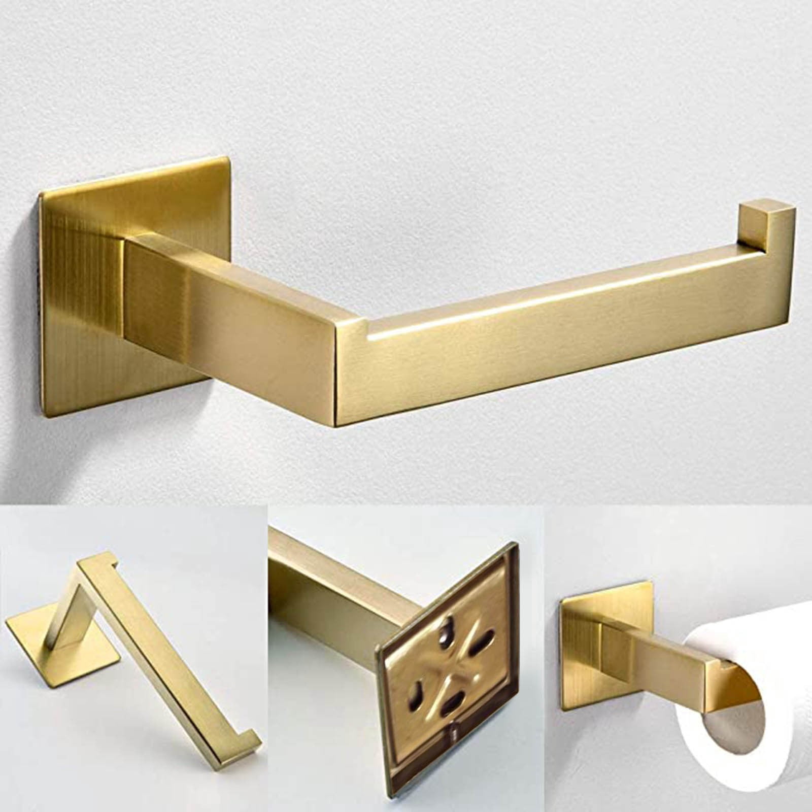 Toilet Without Modern Drilling Toilet Paper Roll Holder Holder Self ...