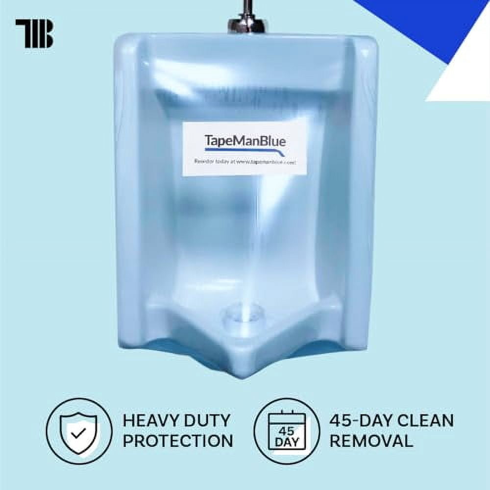 Toilet Wrap | Blue, Out-of-Order Urinal Cover Film | Made in USA | Used ...