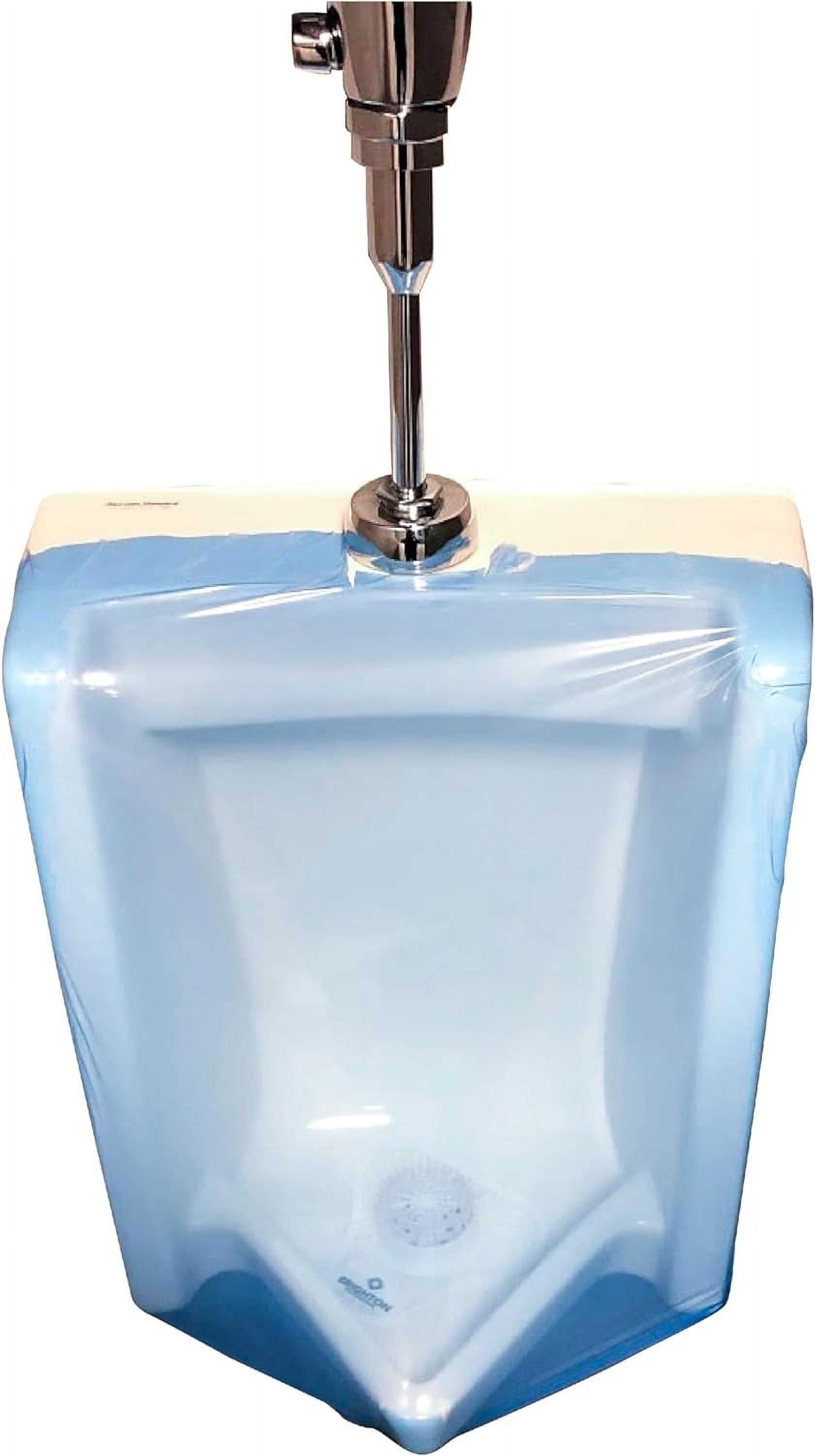 Toilet Wrap | Blue, Out-of-Order Urinal Cover Film | Made in USA | Used ...