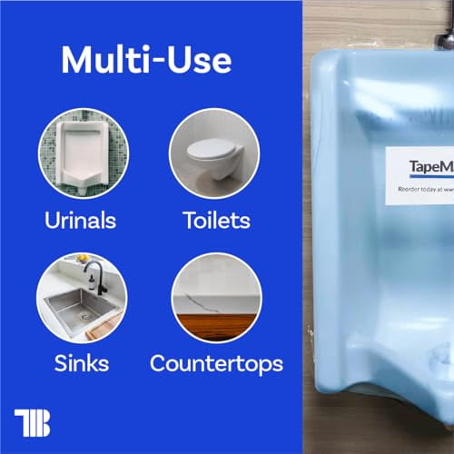 Toilet Wrap | Blue, Out-of-Order Urinal Cover Film | Made in USA | Used ...