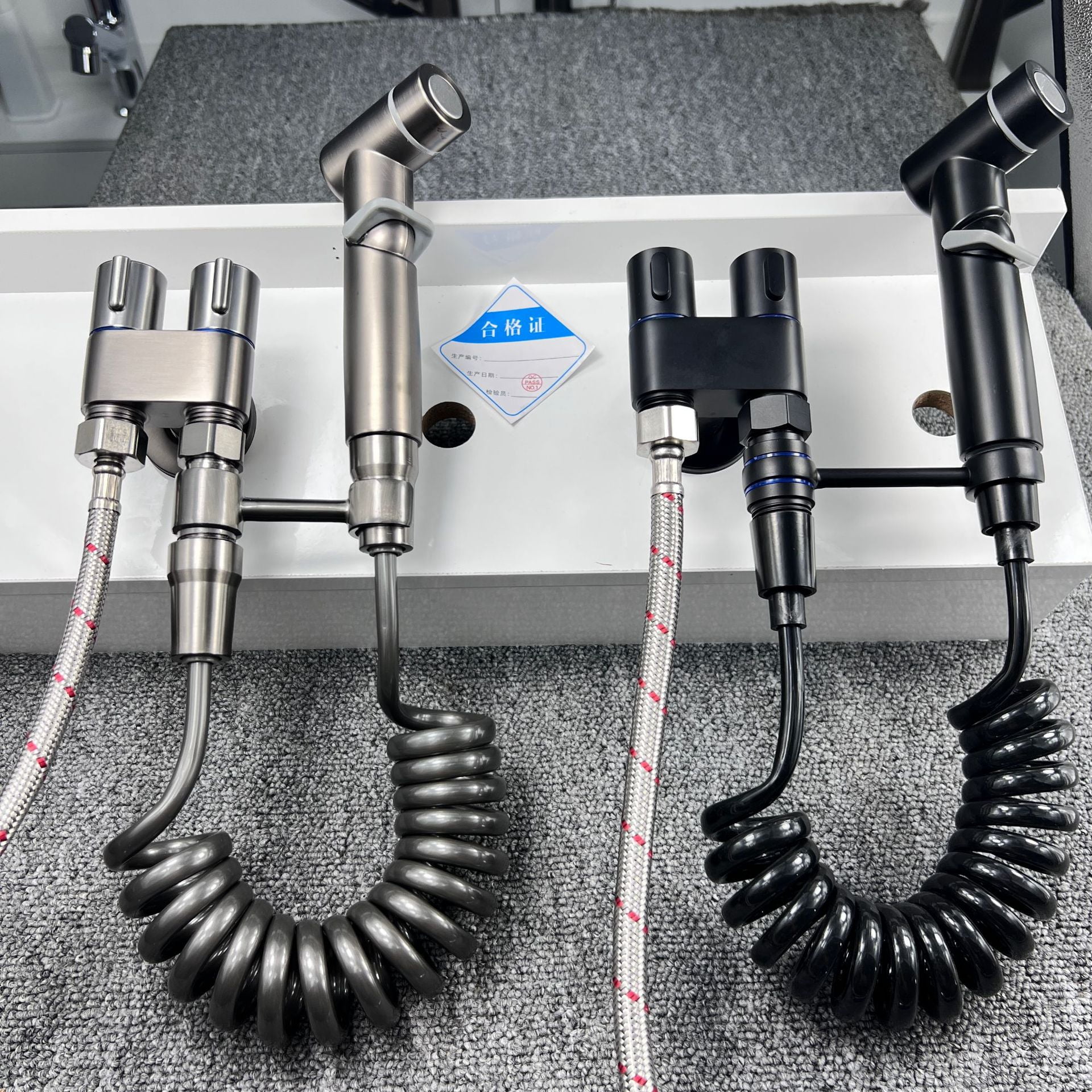 Toilet accessory spray gun one-in-two-out function toilet women's ...