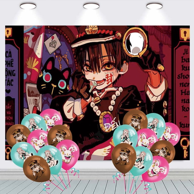 Toilet bound Hanako kun Birthday Balloons Party Supplies Banner ...