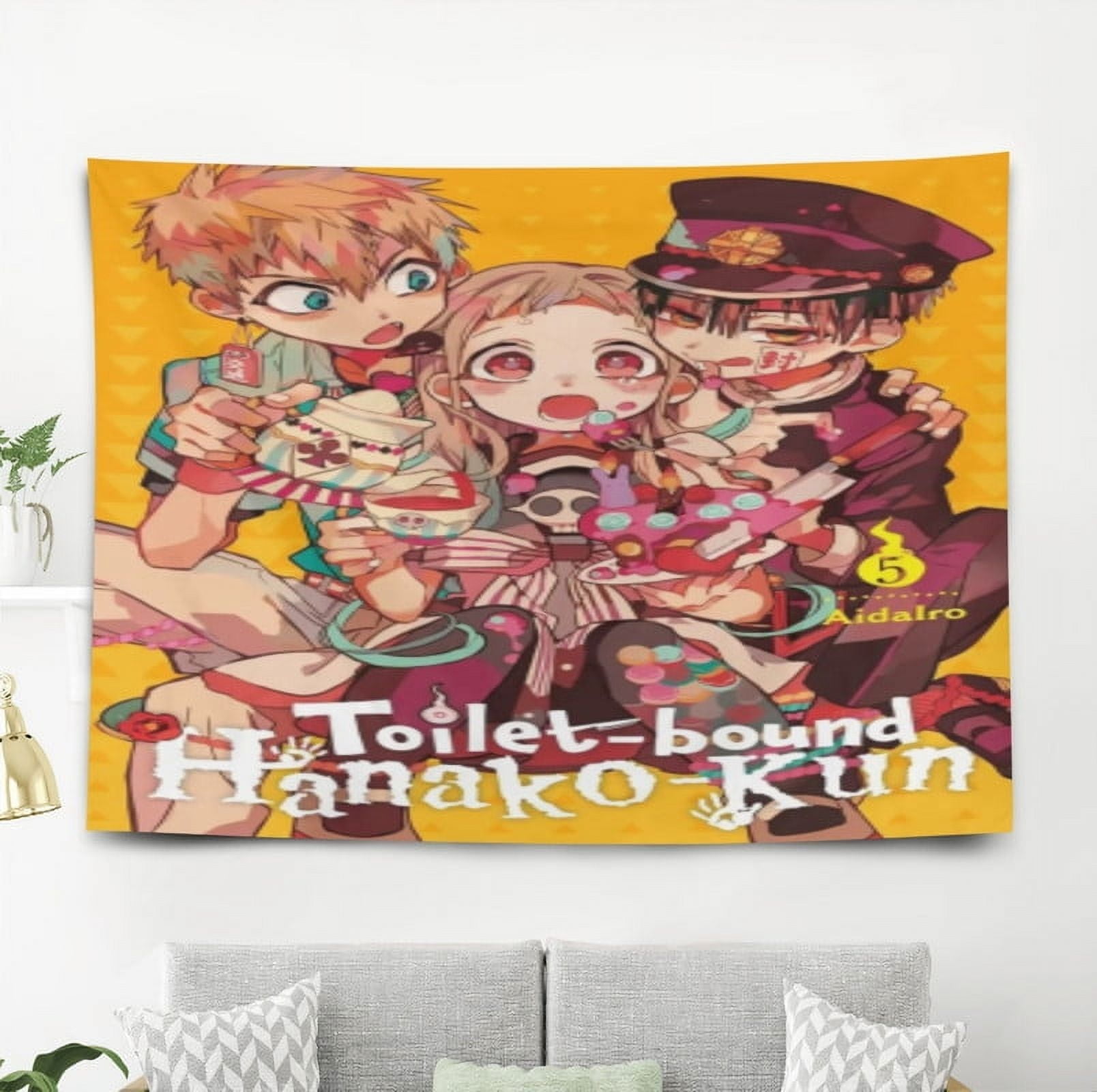 Toilet bound hanako kun tapestry adds vibrant color and unique style to ...