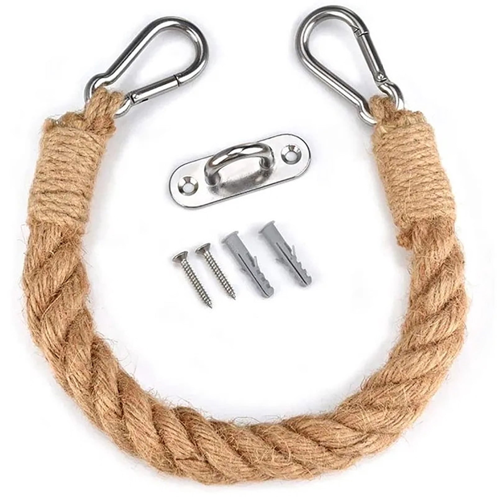 Toilet hemp rope roll holder handmade retro wall-mounted tissue holder ...