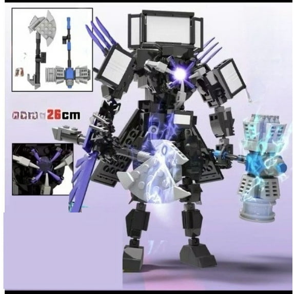 Toilet man monitoring man building blocks Titan audio monitoring king ...