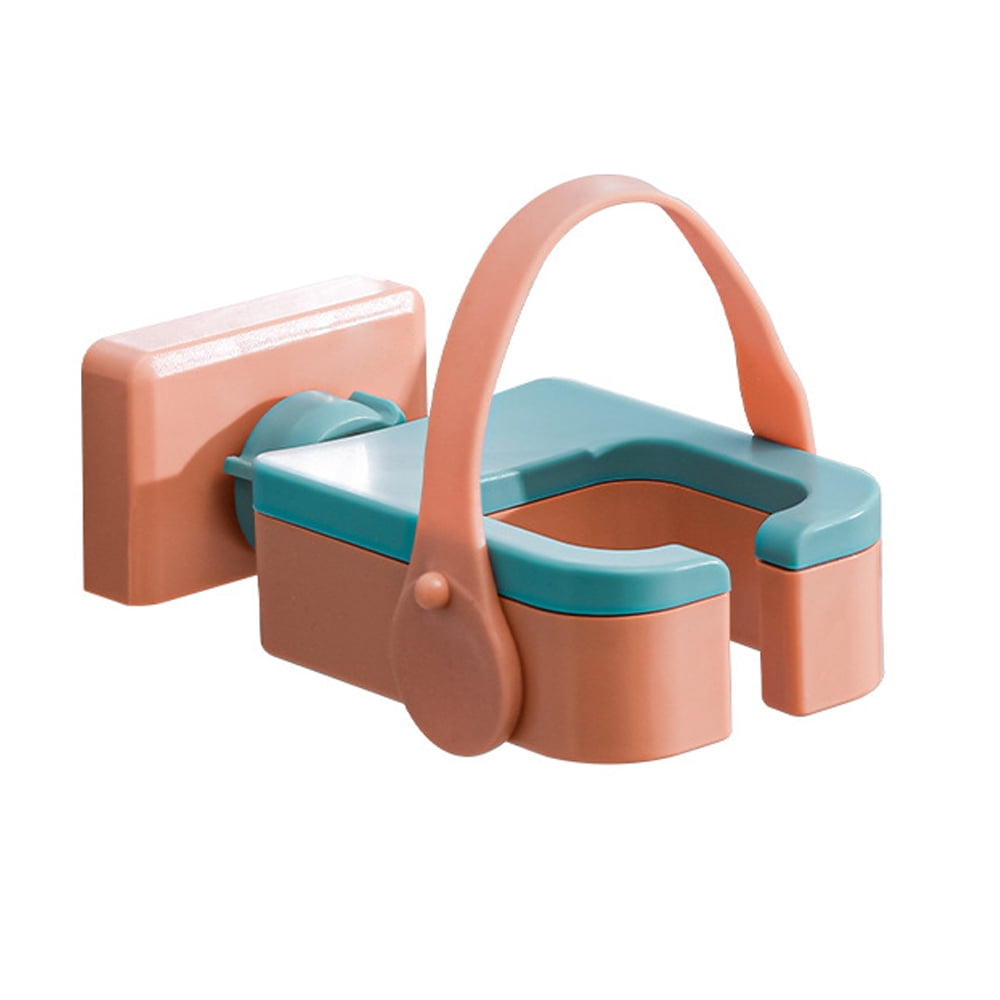 Toilet perforation-free suction wall hanging frame, air duct shelving ...