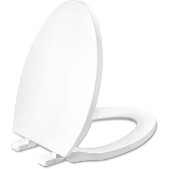 MY Toilet seat Elongated with Slow Close Hinges, Four Bumpers Never ...