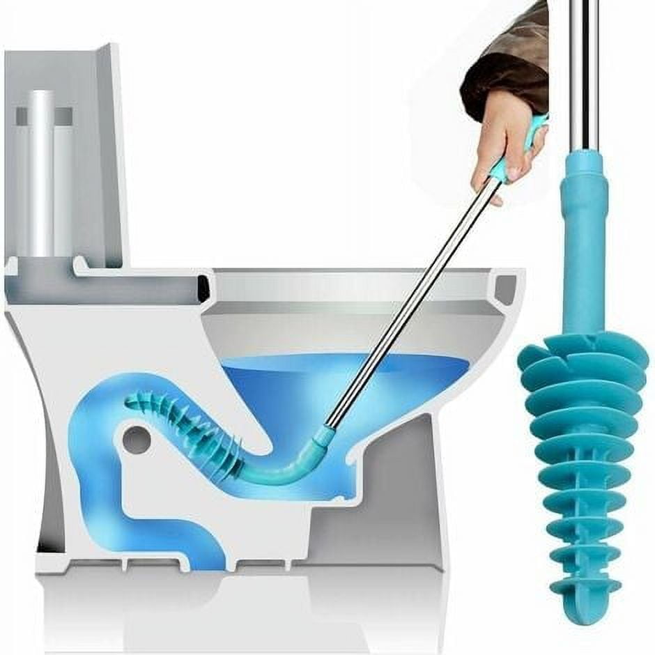 Toilet unblocker, spiral for blocked toilets - Walmart.com