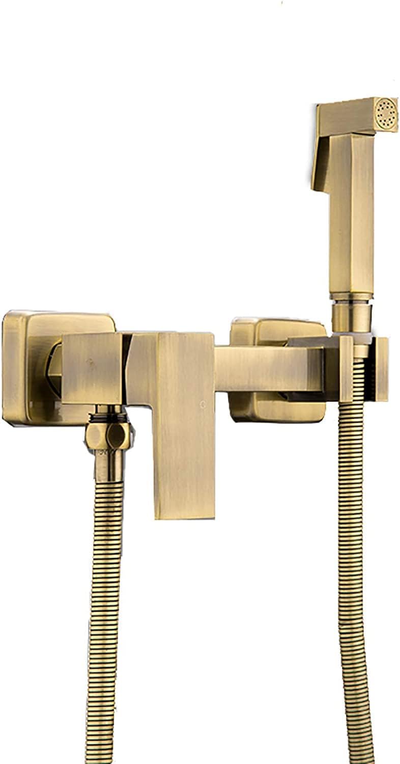 ToiletSpray Set Cloth Diaper Sprayer Kit Brass Hot and Cold Water ...