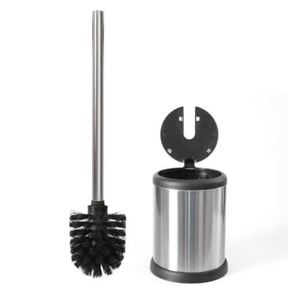 ToiletTree Products Toilet Scrubber Brush with Holder Set, Stainless ...