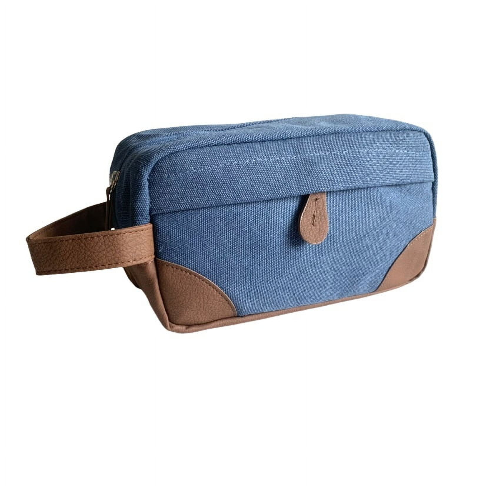 Toiletry Bag Hanging Dopp Kit for Men Water Resistant Canvas Shaving ...