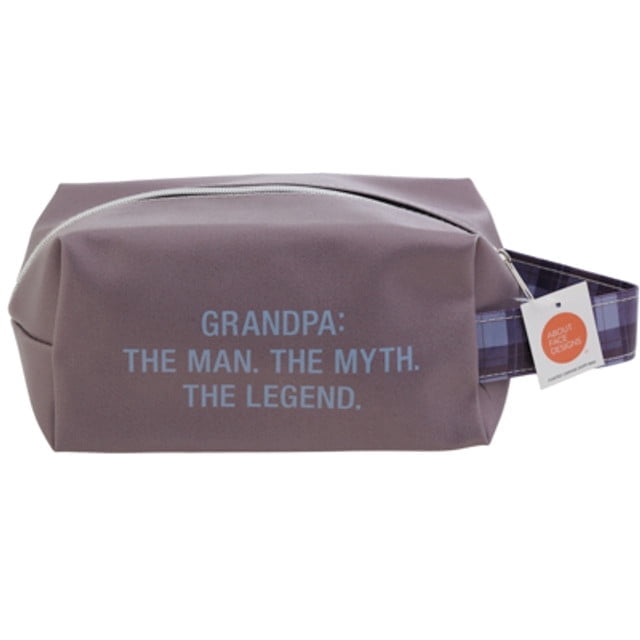 Toiletry Bag Men Canvas Travel Shaving Kit Accessories GRANDPA - Man ...