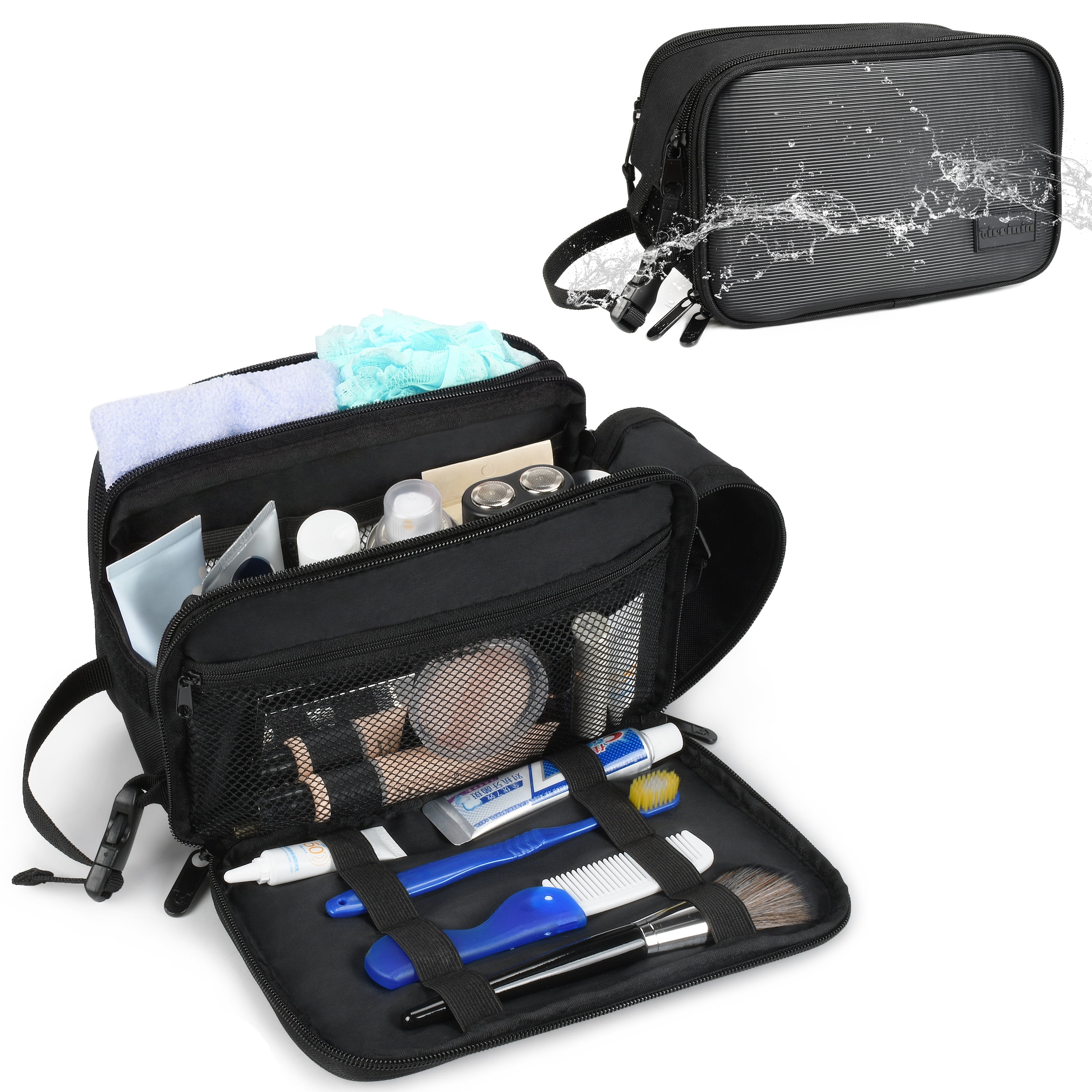Toiletry Bag for Men, Travel Toiletries Bag | Water-resistant Dopp Kit ...