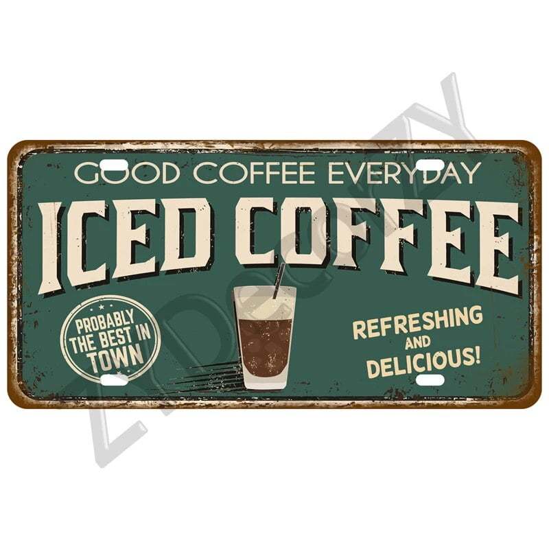 Toilets Vintage Beer Tinplates Plate Metal Sign Tin Signs Retro Metal ...