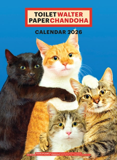 Toiletwalterpaperchandoha Calendar 2026, (Spiral-Bound) - Walmart.com