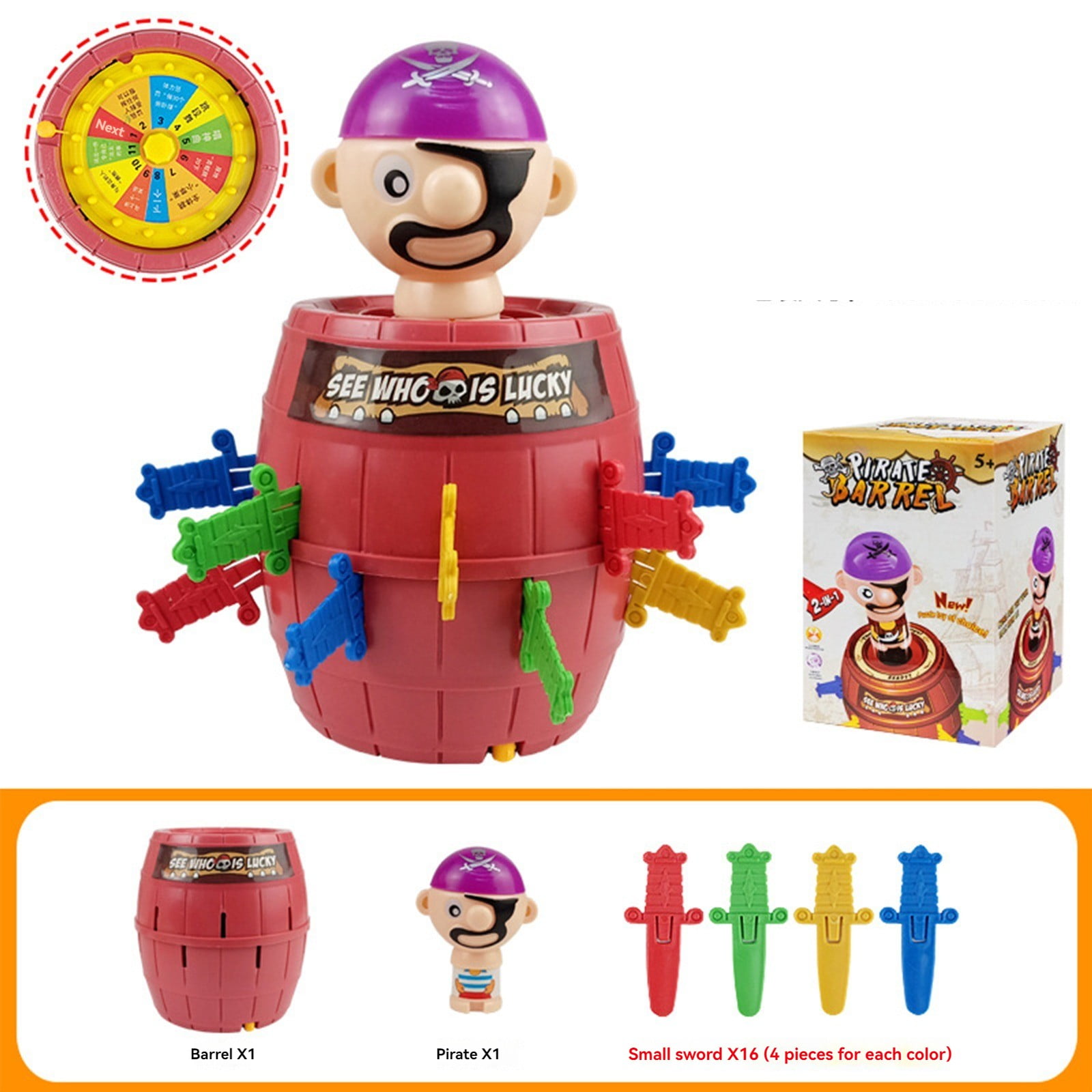 Toimiy Pop Up Pirate Board Game - Swashbuckling Kids Games for Family ...