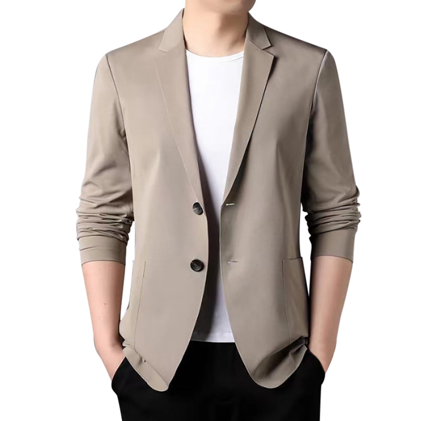 Toimothcn Men's Sports Blazers Spring Summer Lightweight Solid Color ...