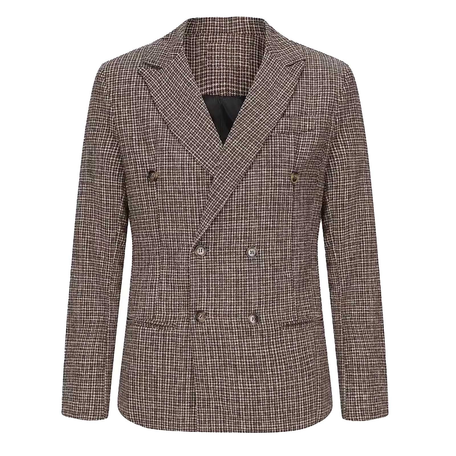 Toimothcn Men's Suit Jackets Oversized Casual Gentle Suit Jacket Lapel ...