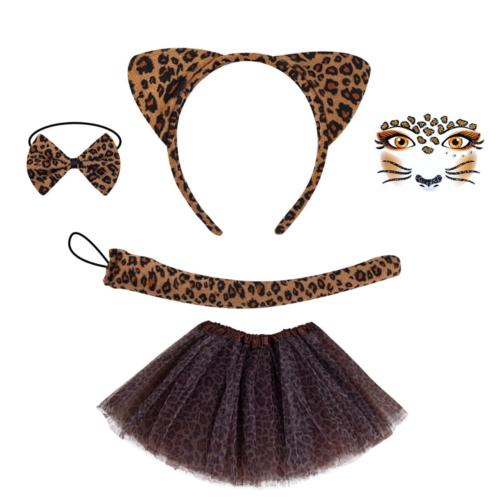 Toimothcn Toddler Girls Clothes Sets Sleeveless Fashion Leopard Shaped ...