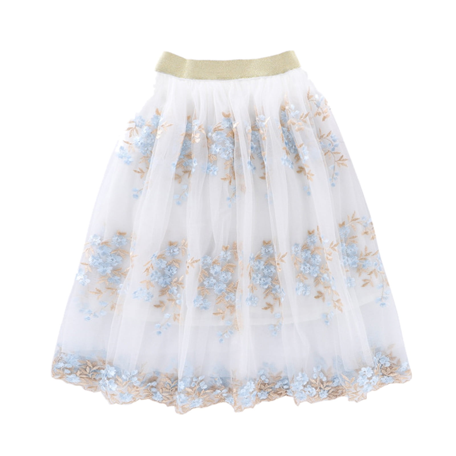 Toimothcn Toddler Girls Dress Fashion Carnival Floral Embroidery Ballet ...