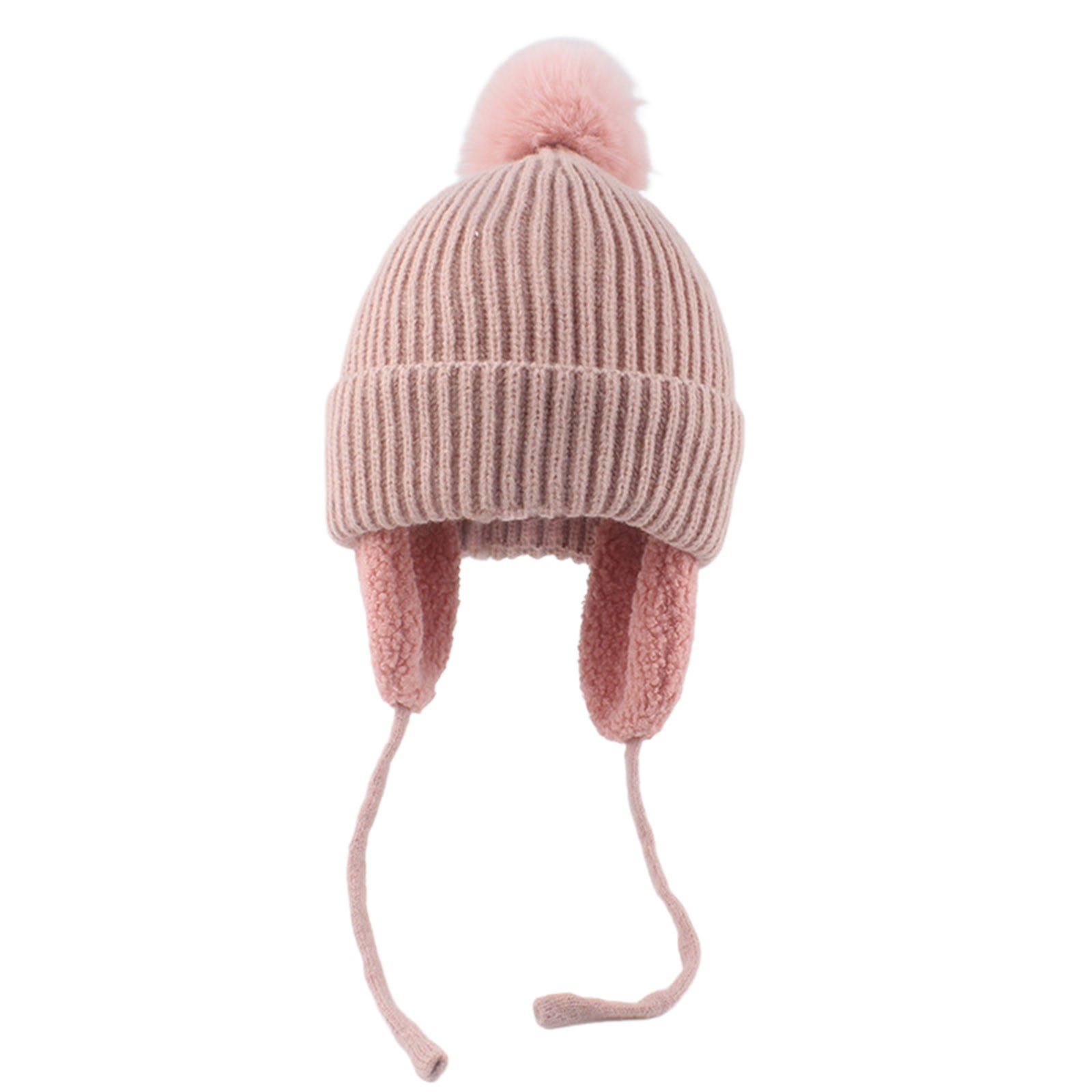 Toimothcn Toddler Kids Baby Unisex Knitted Hats Plush Autumn Winter ...