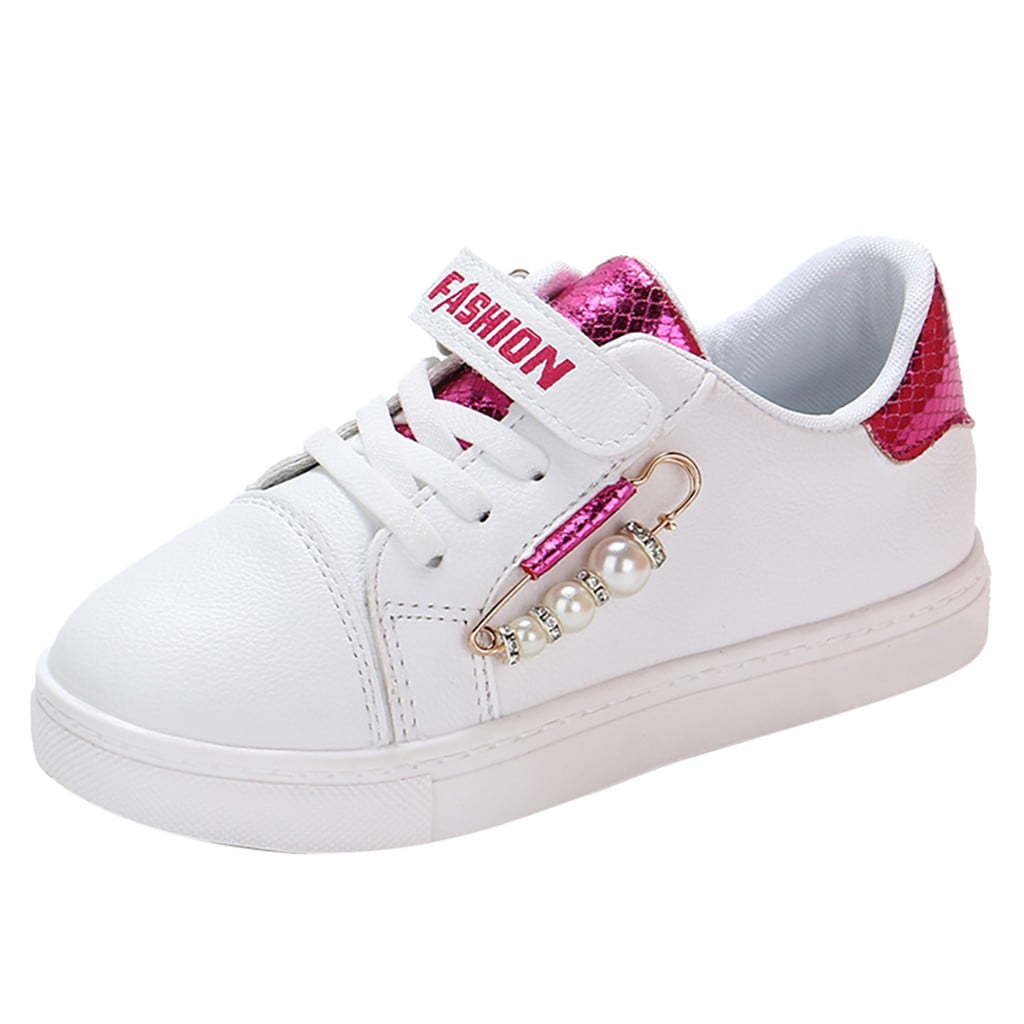 Toimothcn Toddler Walking Sock Shoes Children Pearl Sport Flat Scales ...