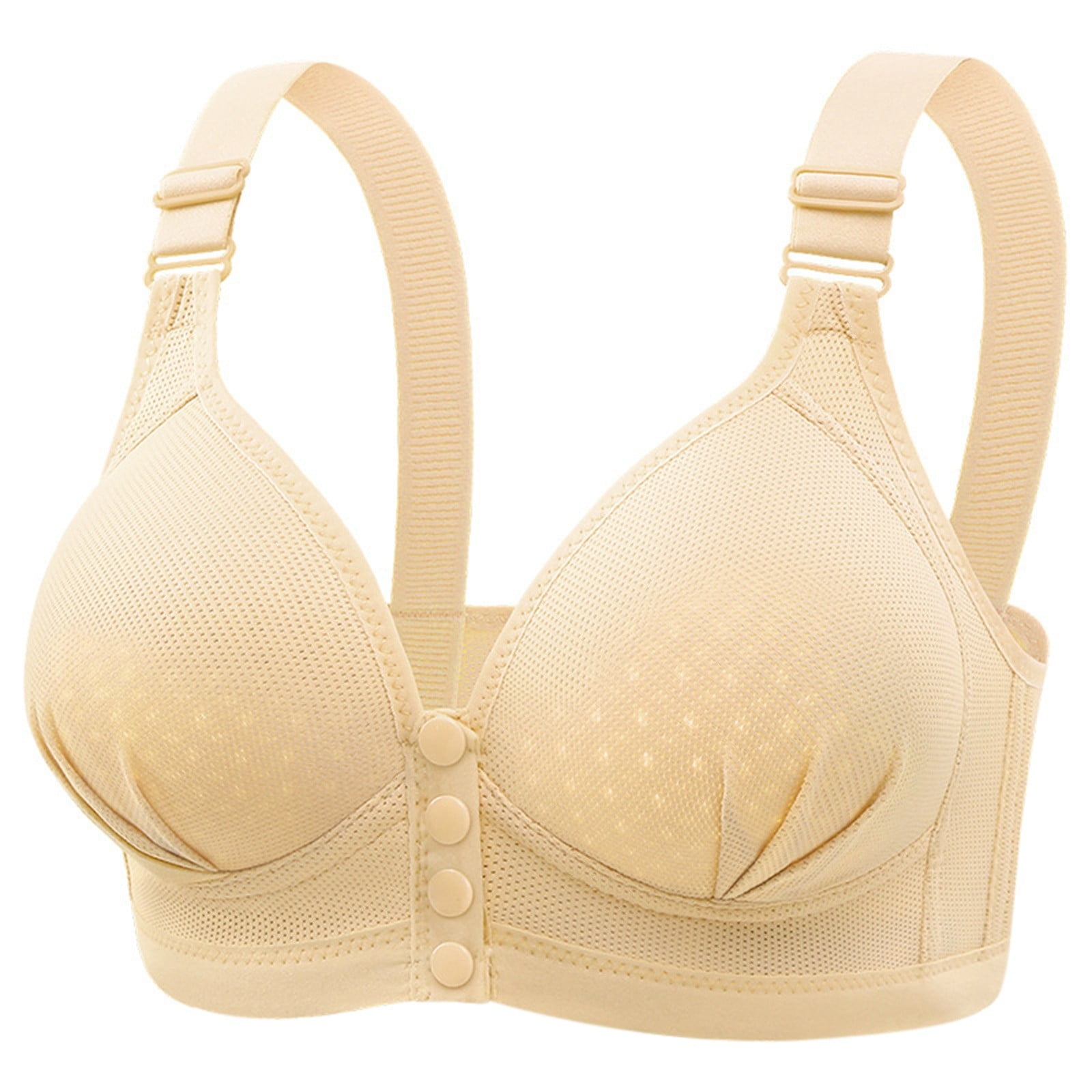 Toimothcn Women's Brassiere Casual Adjustable Breathable Bra Solid ...