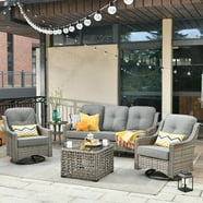 Better Homes & Gardens Tarren 5-Piece Wicker Outdoor Conversation Set ...