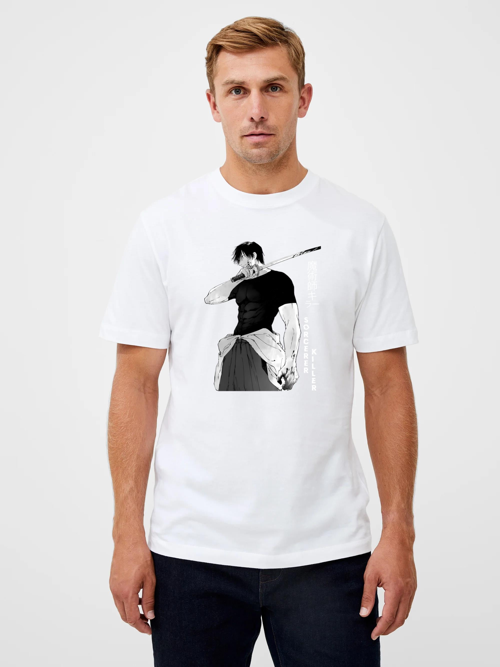 Toji Fushiguro JJK Gojo Fight T-Shirt Best Anime Battle, for men ...