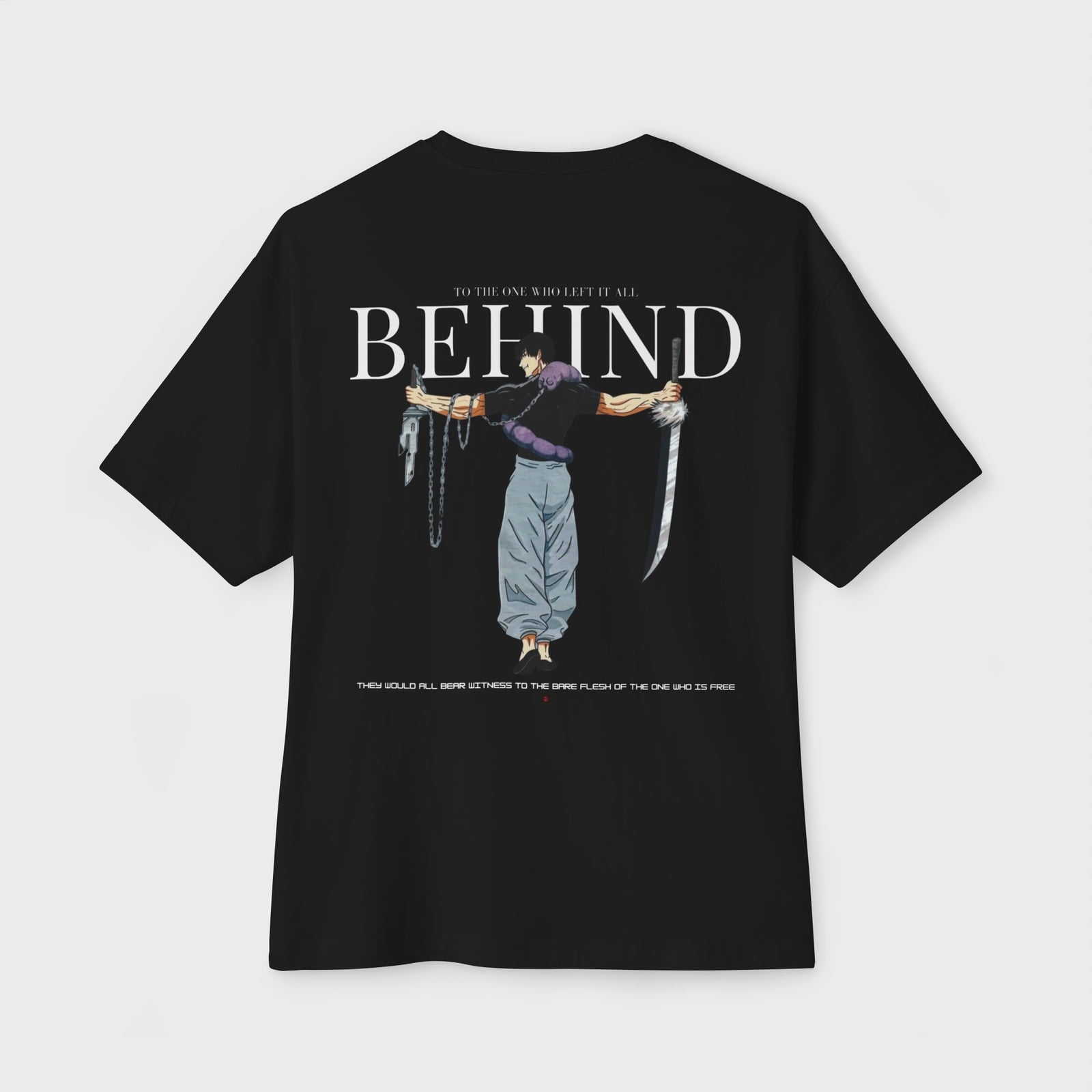 Toji Fushiguro Unisex Tshirt, Jujutsu Kaisen Box Tee, Oversized Anime ...