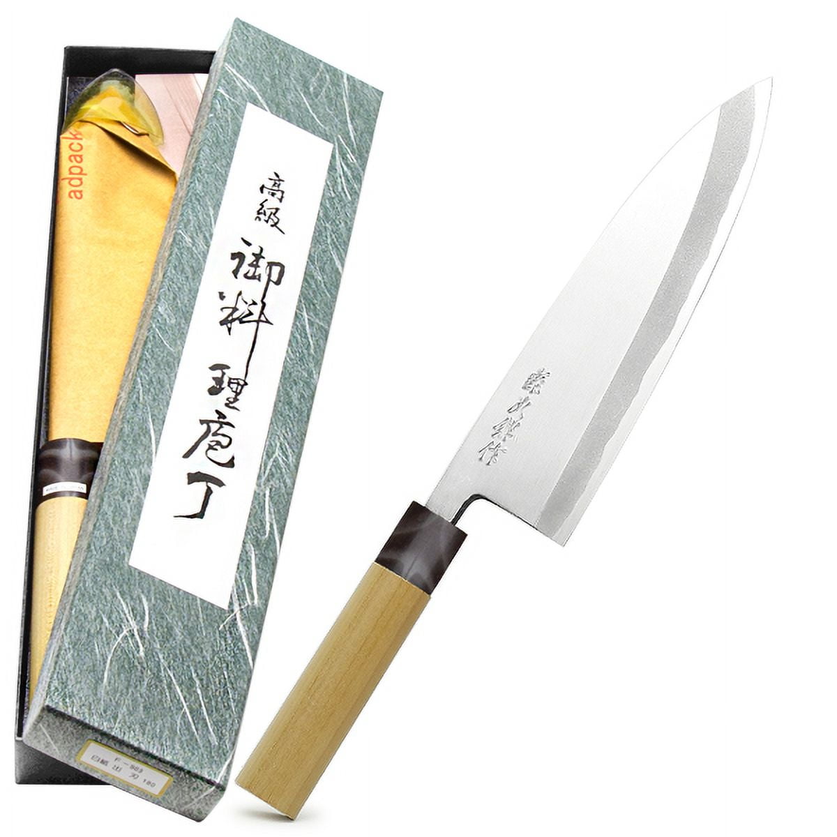 Tojiro Deba Cooking Knife Shirogami Steel with Oak Wood Handle 14 inch ...
