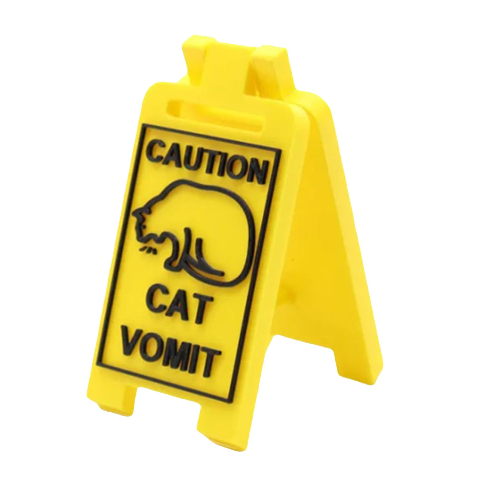 Tokea Cat Vomit Sign Dog Vomit Sign - Small Dog Vomit Wet Floor Sign ...