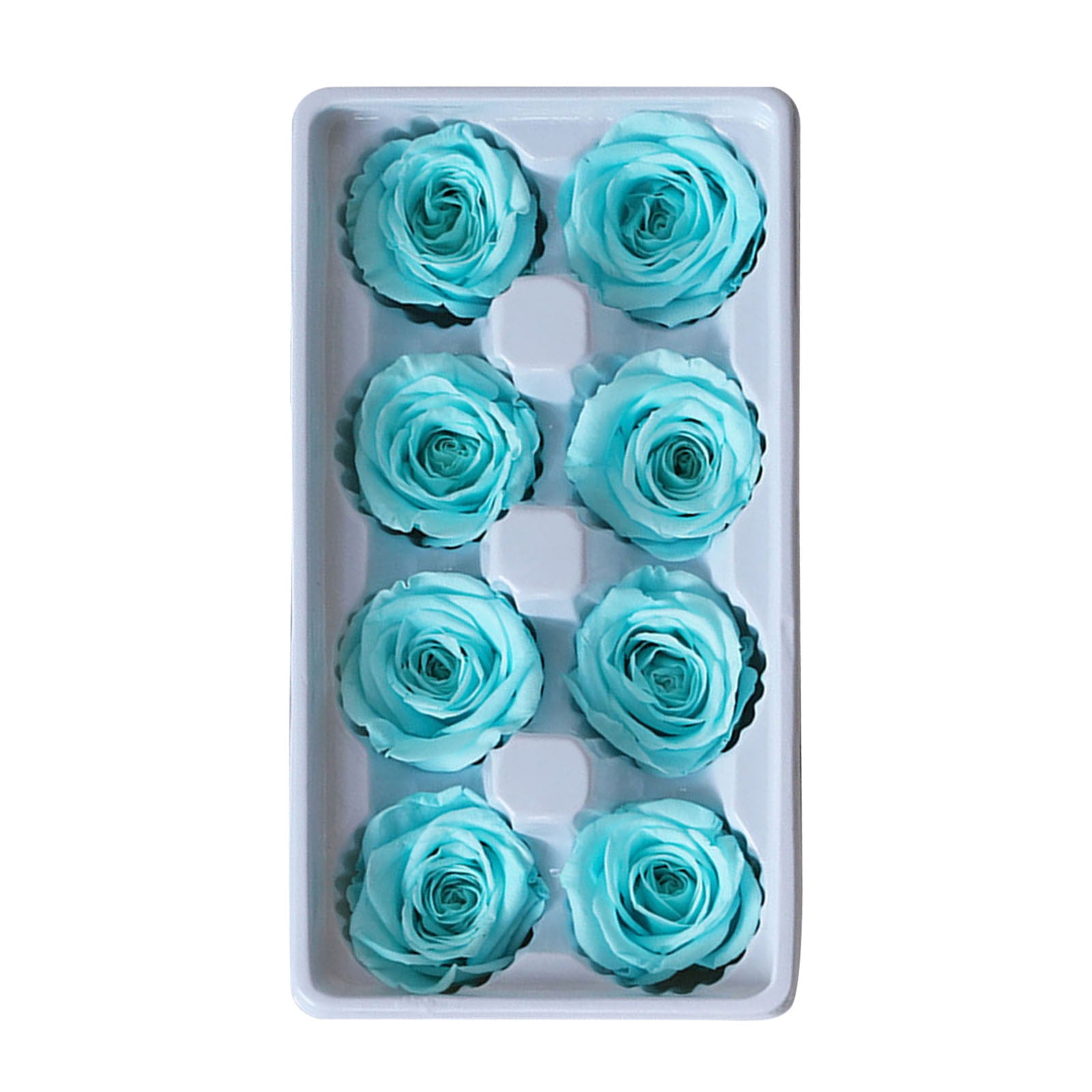 Tokea Valentine's Day Eternal Flower Rose 4-5cm Grade 8 Set Red Roses ...