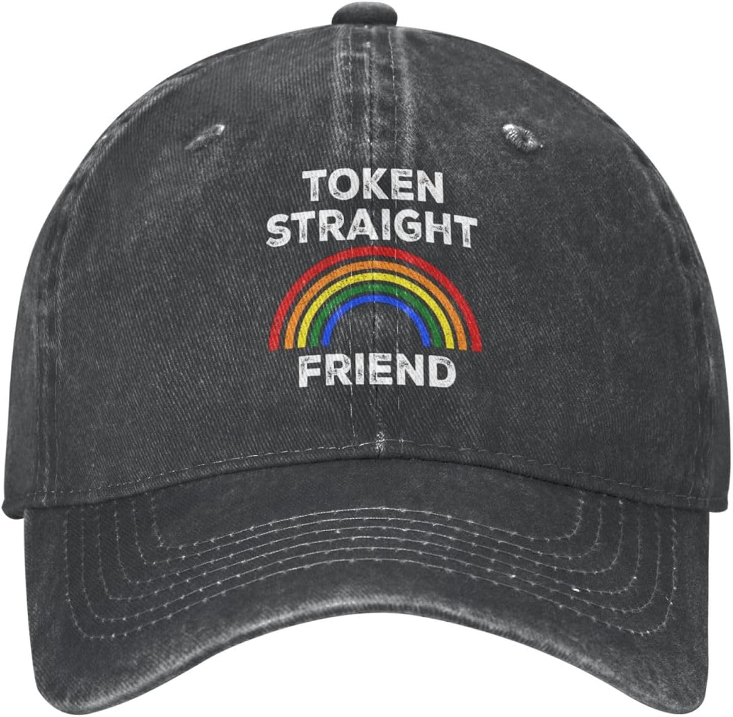 Token Straight Friend Hat Women Dad Hats with Design Hat - Walmart.com