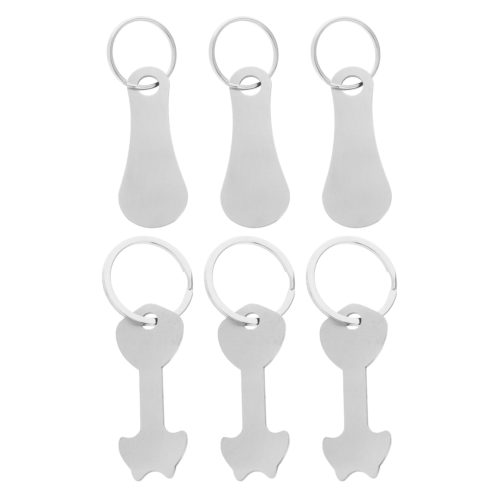 Tokens Key Ring,6pcs Shopping Trolley Token Key Ring Shopping Cart ...