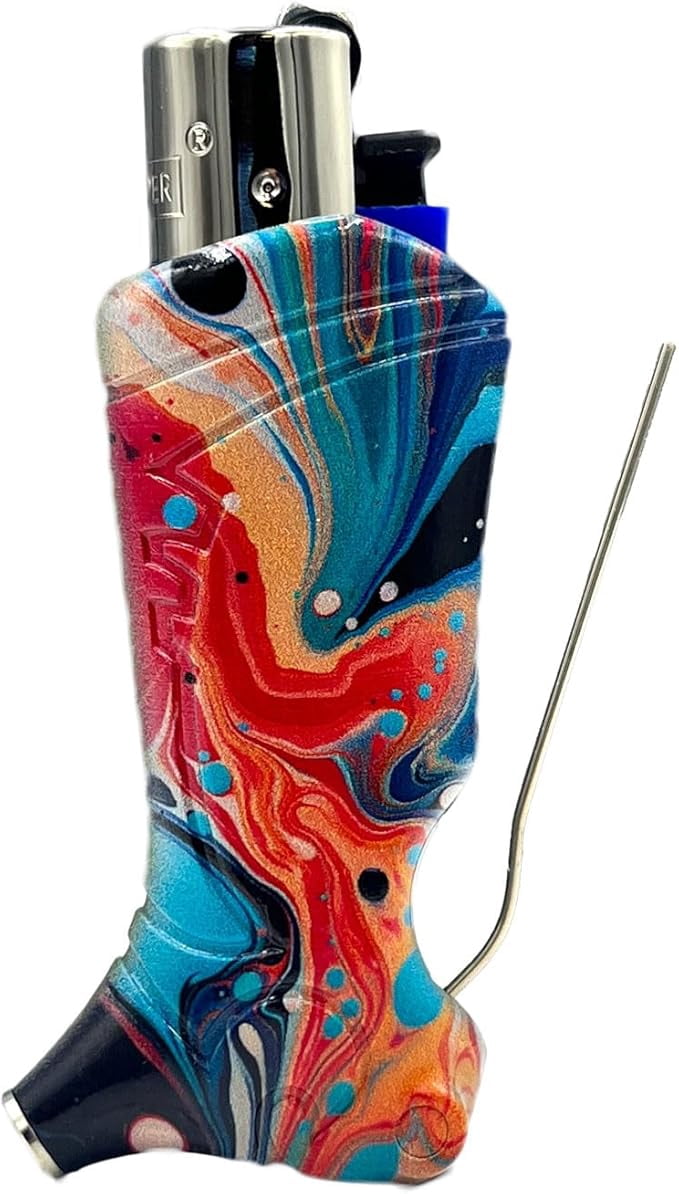 Toker Poker - Clipper Lighter Case Multi Tool, Cosmic Creation Design ...