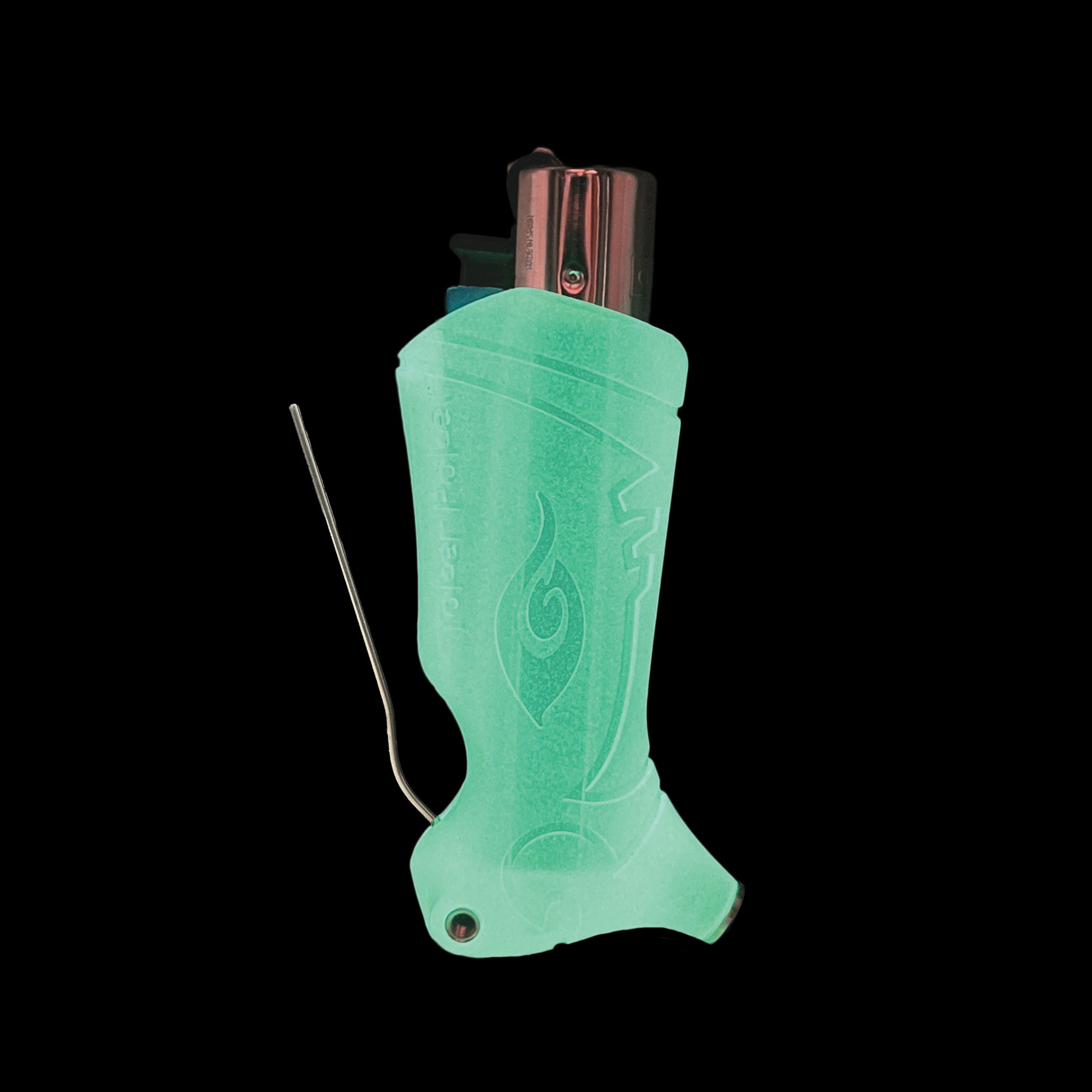 Toker Poker - Clipper Lighter Case Multi Tool, Glow in the Dark Clear ...