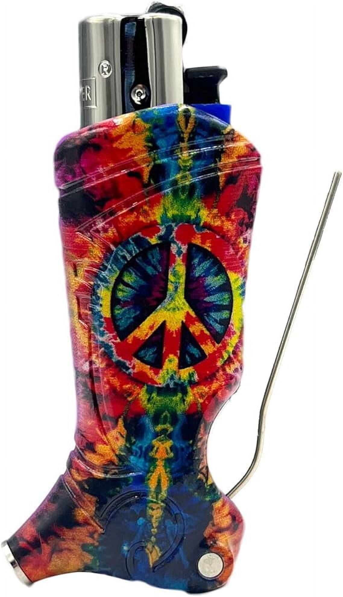 Toker Poker - Clipper Lighter Case Multi Tool, Peace Sign Design, All ...
