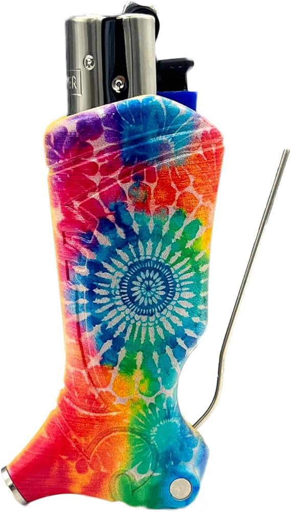Toker Poker - Clipper Lighter Case Multi Tool, Tie Dye Design, All ...