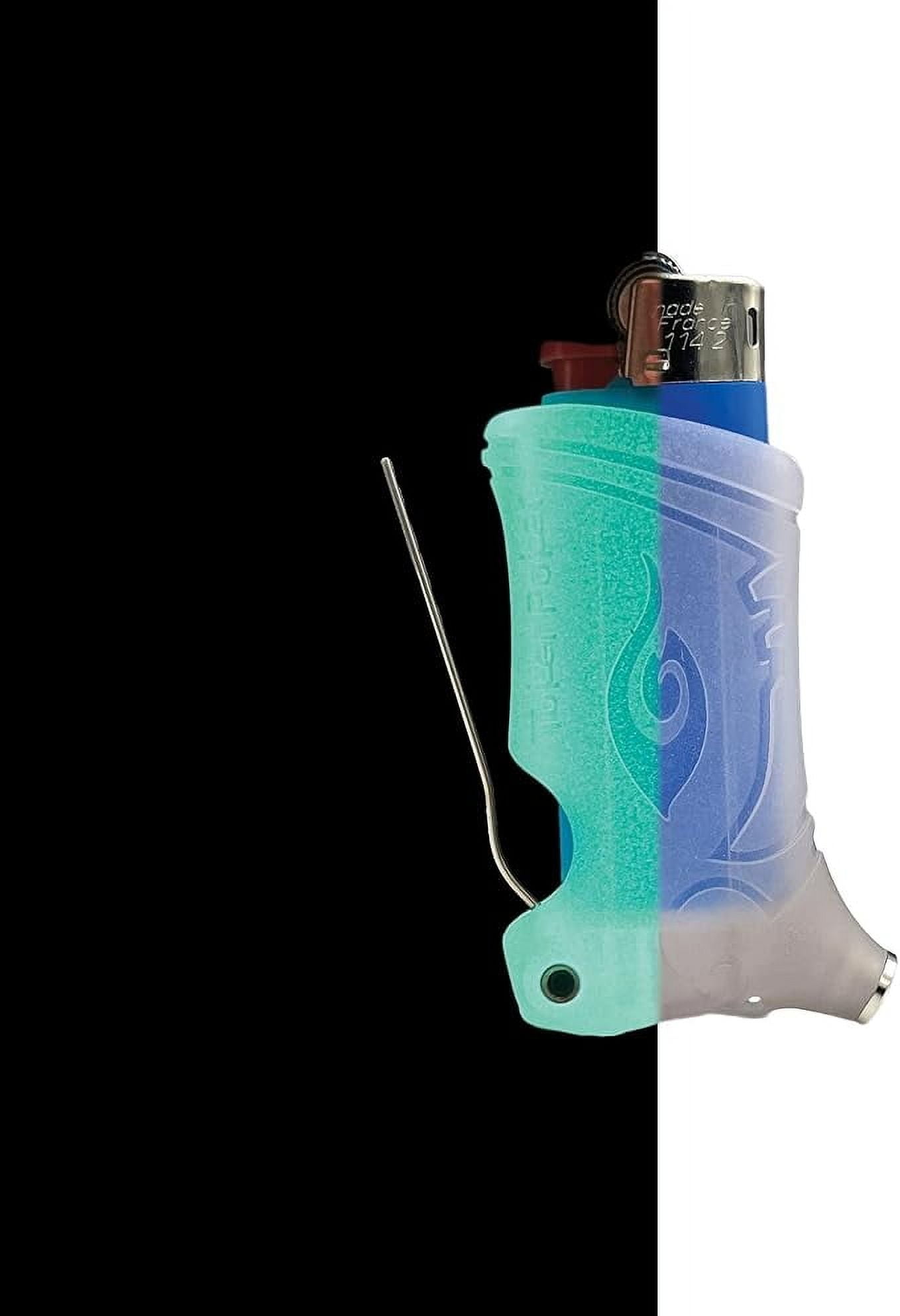 Toker Poker - Mini Bic Lighter Case Multi Tool, Glow in the Dark Clear ...