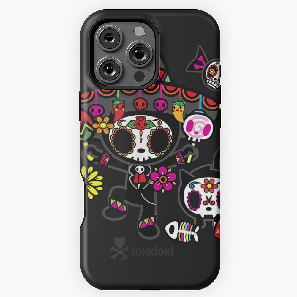Tokidoki Halloween Day Of The Dead Adios and Skeletrino Shot Phone Case ...