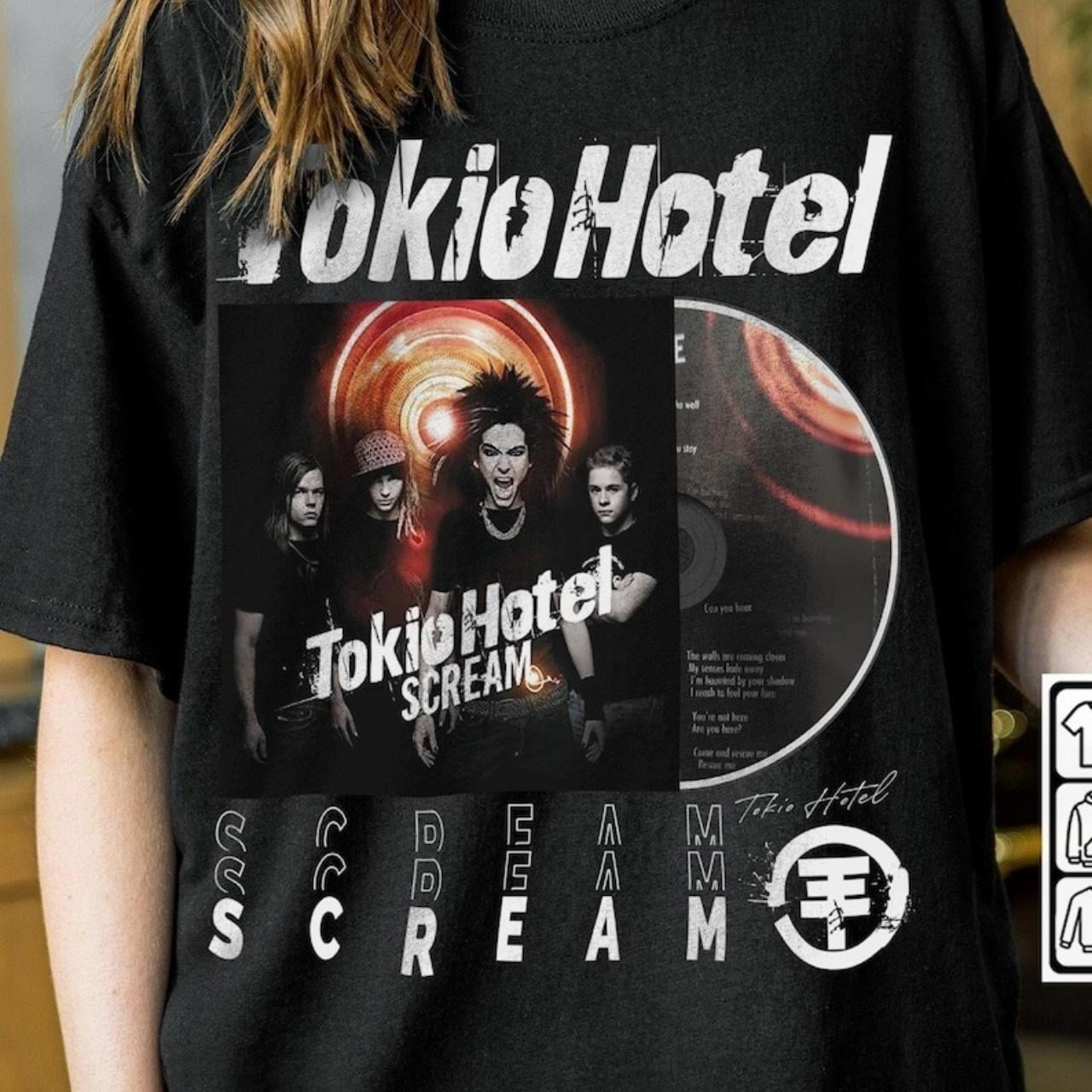 Tokio Hotel Music Shirt, Y2K 90s Merch Vintage Tokio Hotel Band T-Shirt Beyond The World Tour ...