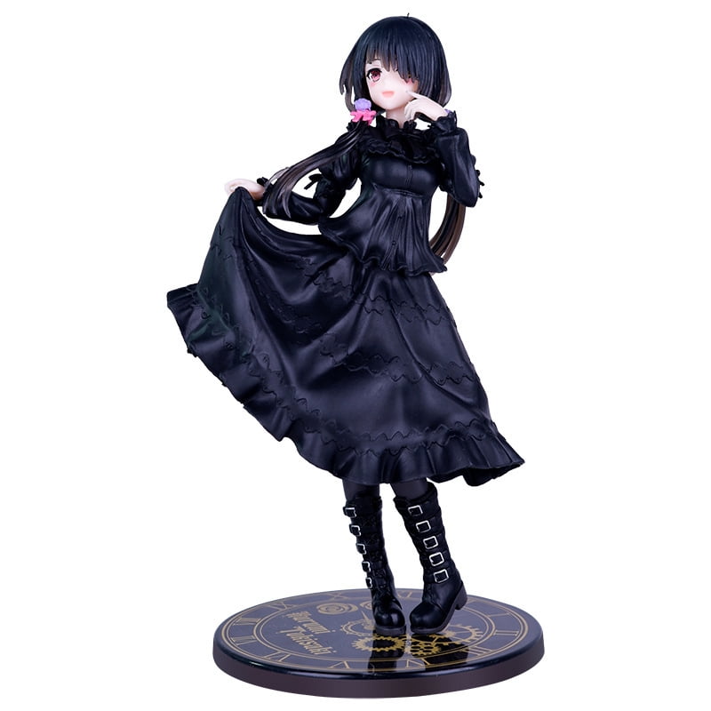 Tokisaki Kurumi Figure 1/8 Scale Anime Action Model, Black Dress Style ...