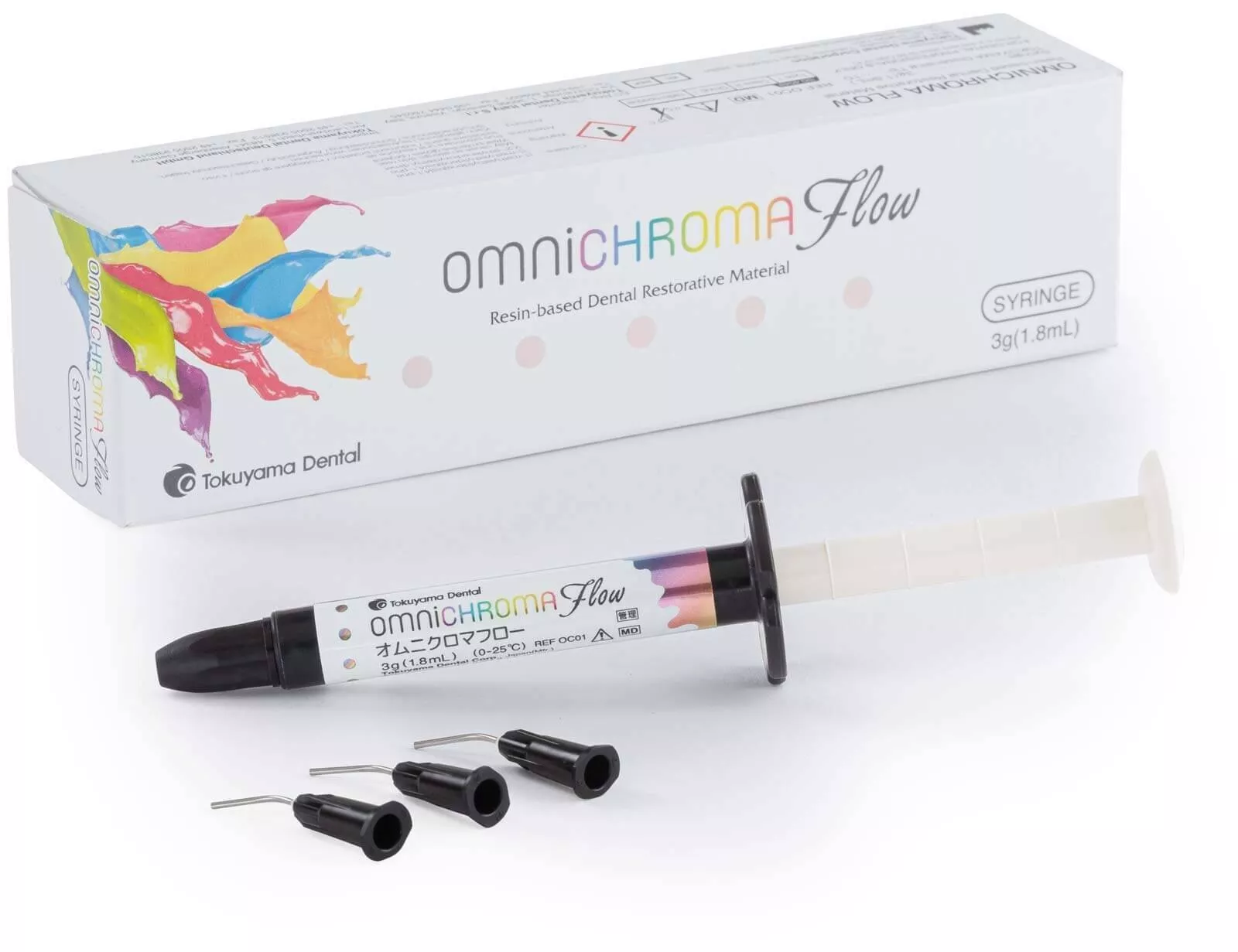 Tokuyama Omnichroma Flow 3gm Syringe – 1-Shade Universal Flowable ...